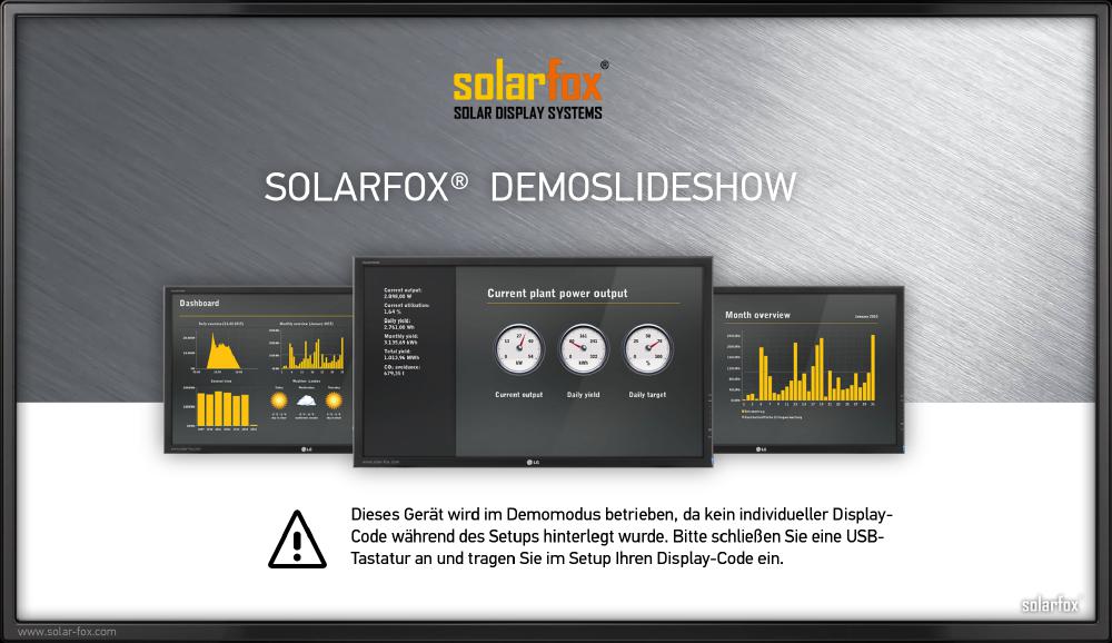 Darstellungsbeispiele für Solar Display und Photovoltaik Anzeige ...