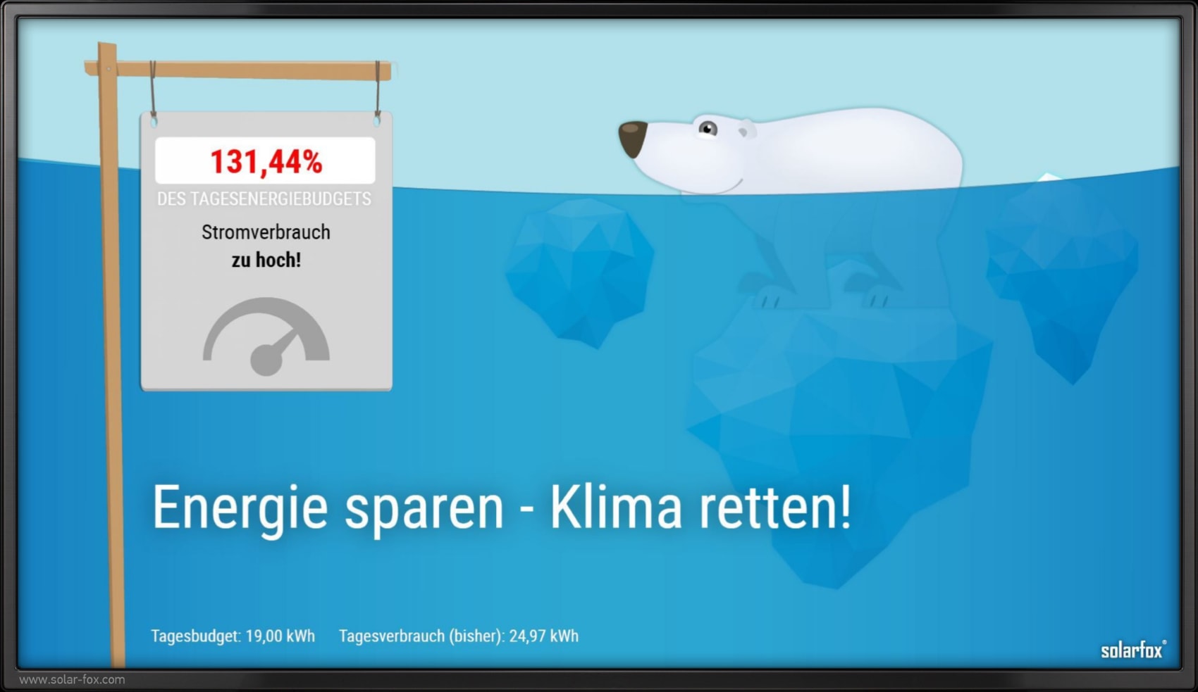 Solarfox-Schulpaket - Solar Display und Photovoltaik Anzeige - SOLARFOX®